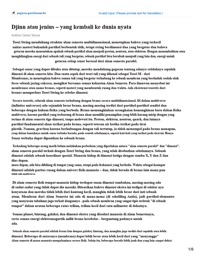 Djinn Atau Jinn - Mereka Yang Kembali Ke Dunia Nyata | PDF