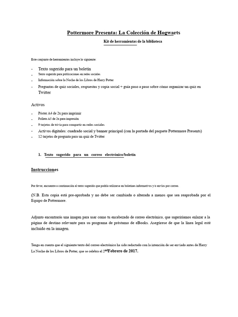 Pottermore: Colección de Hogwarts | PDF | Harry Potter