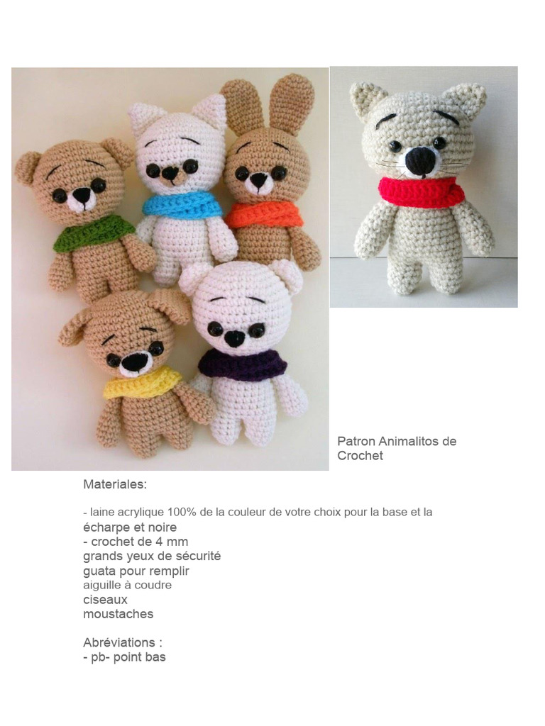 Patron Animaux Au Crochet | PDF