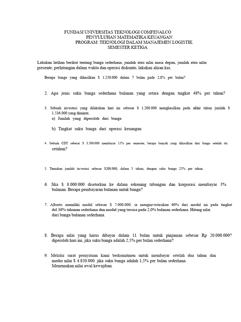 Atelier Pemotongan Pertama Bunga Sederhana | PDF