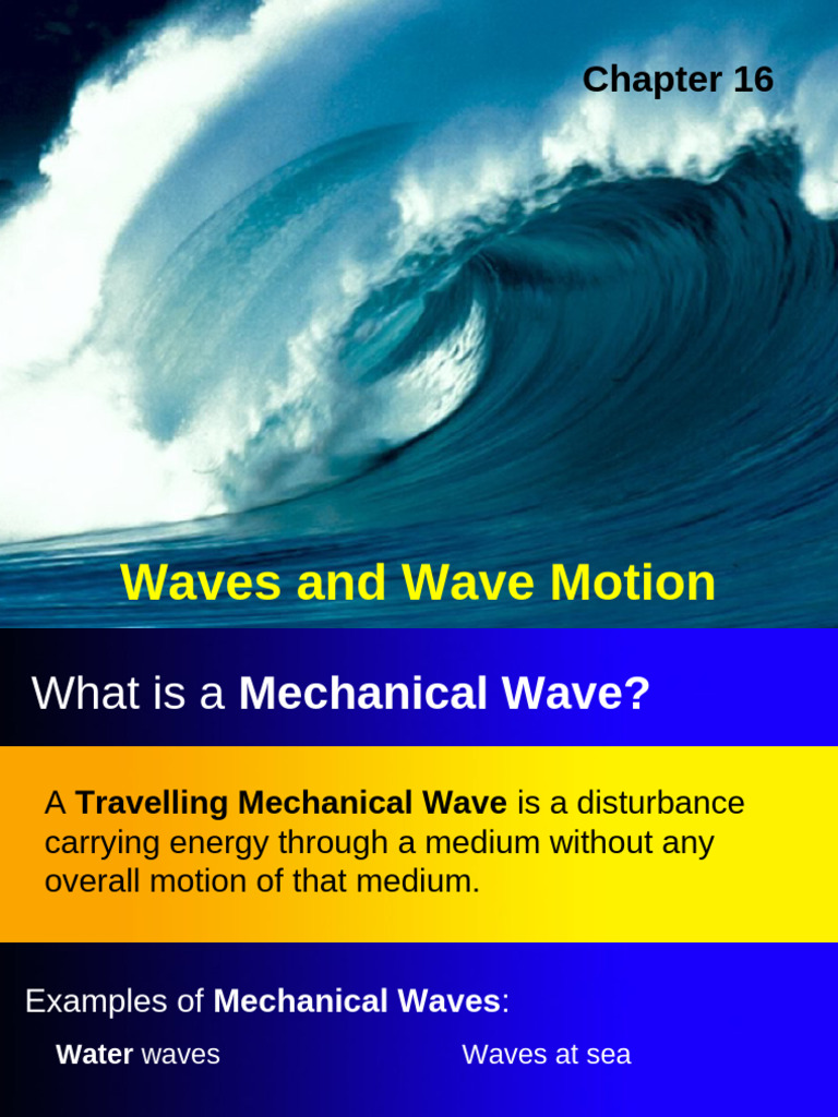 Understanding Waves and Wave Motion | PDF | Waves | Wavelength