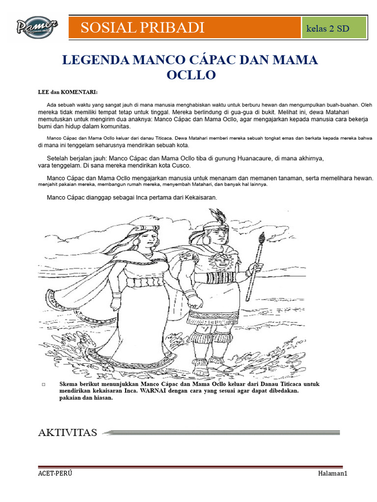 Legenda Manco Cápac dan Penaklukan Inca | PDF