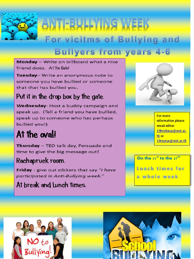 Anti - Bullying Week Poster | PDF