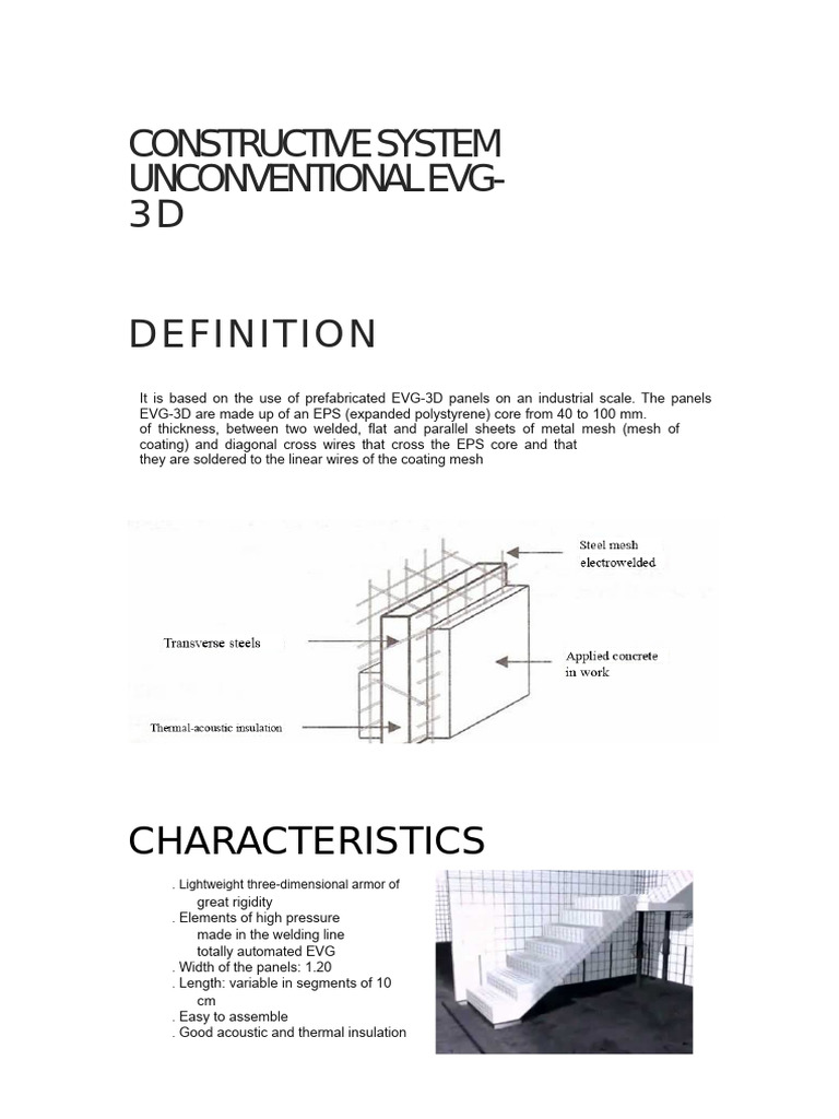 Unconventional Constructive System Evg - 3D | PDF