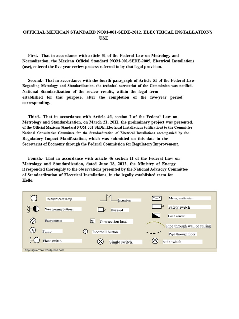 Symbolism of Electrical Installations | PDF