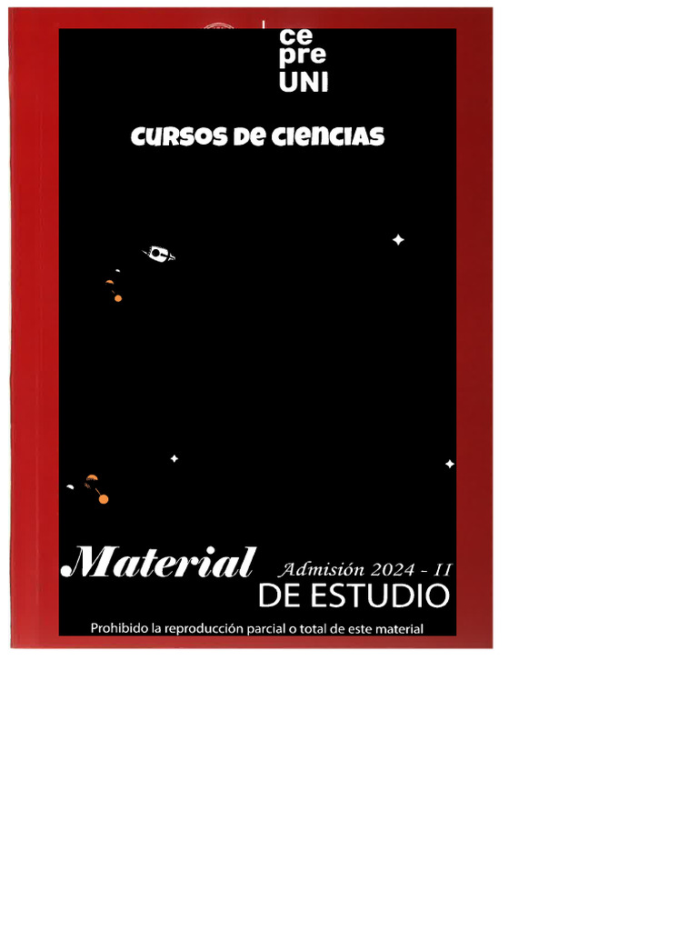 Cepre Uni 2024 Ii Study Material | PDF | Circle | Elementary Geometry