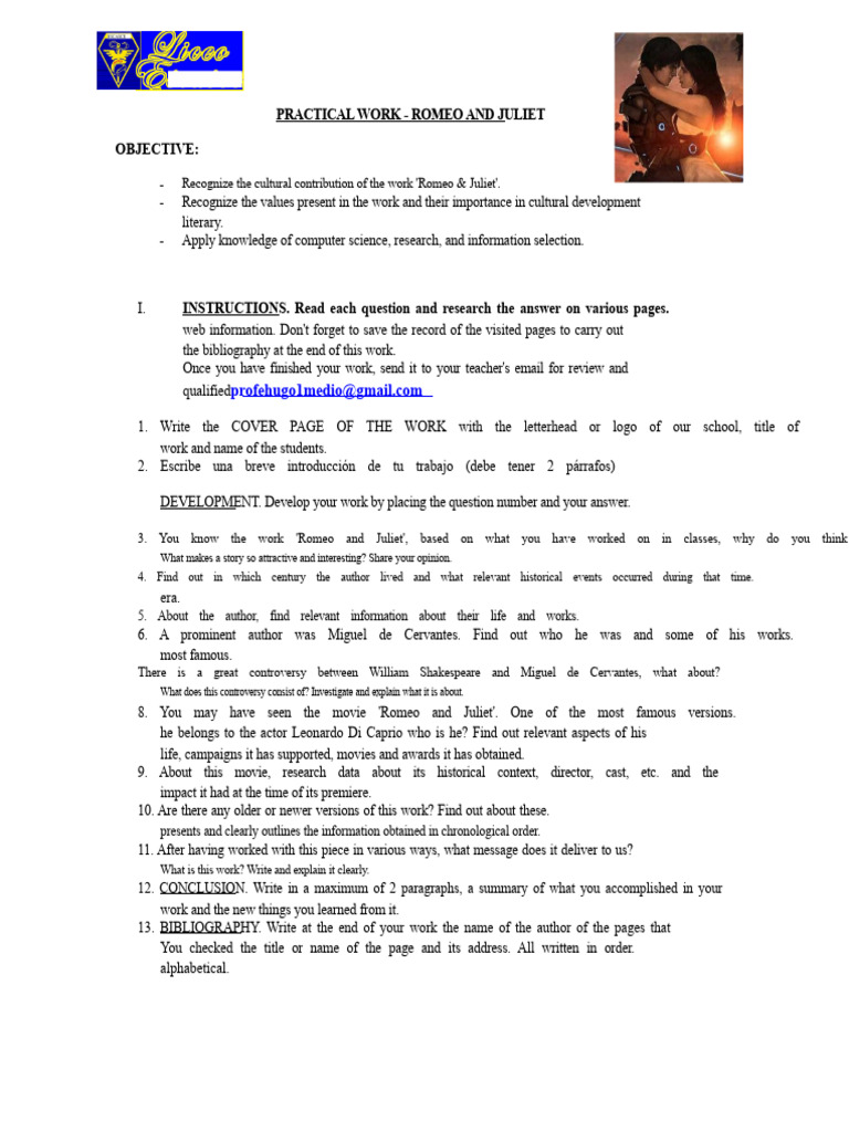 Romeo and Juliet: Cultural Analysis Guide | PDF