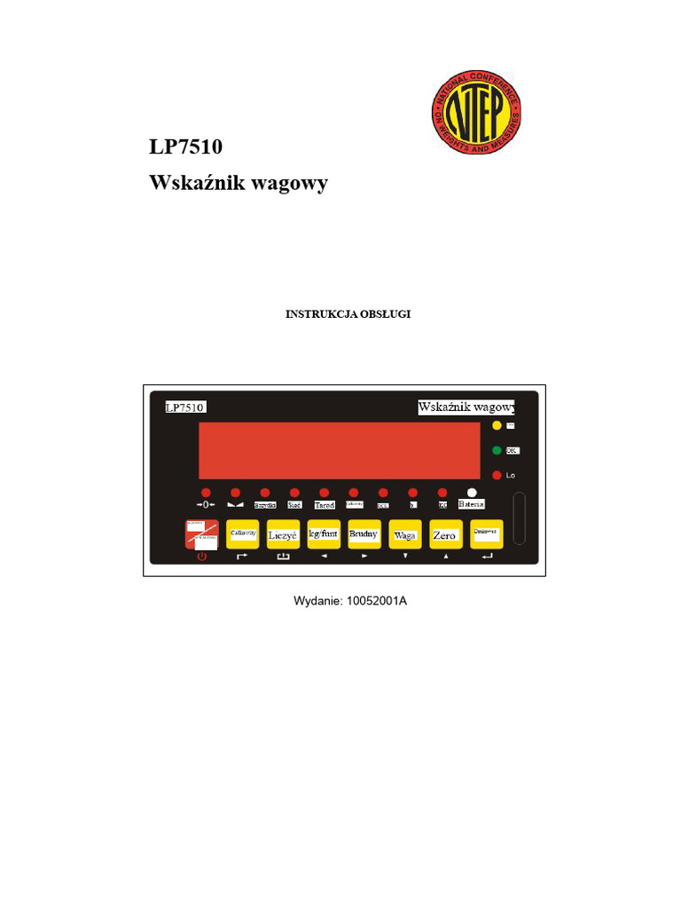 LP7510 Instrukcja PDF | PDF