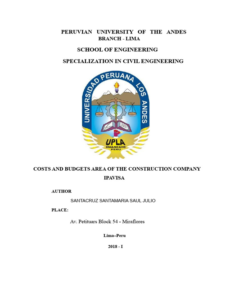 Civil Engineering Internship Report | PDF | Methodology | Qualitative ...