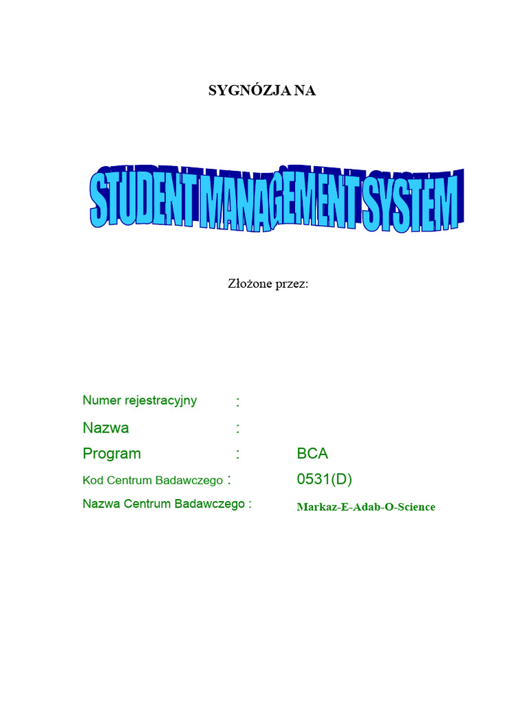 Streszczenie projektu | PDF
