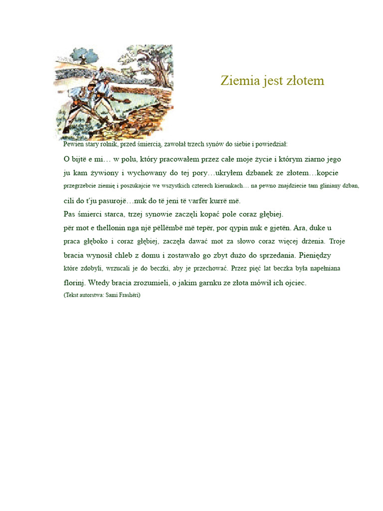 Ziemia Jest Złotem | PDF