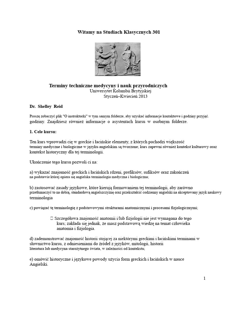 Sylabus CLST 301 | PDF