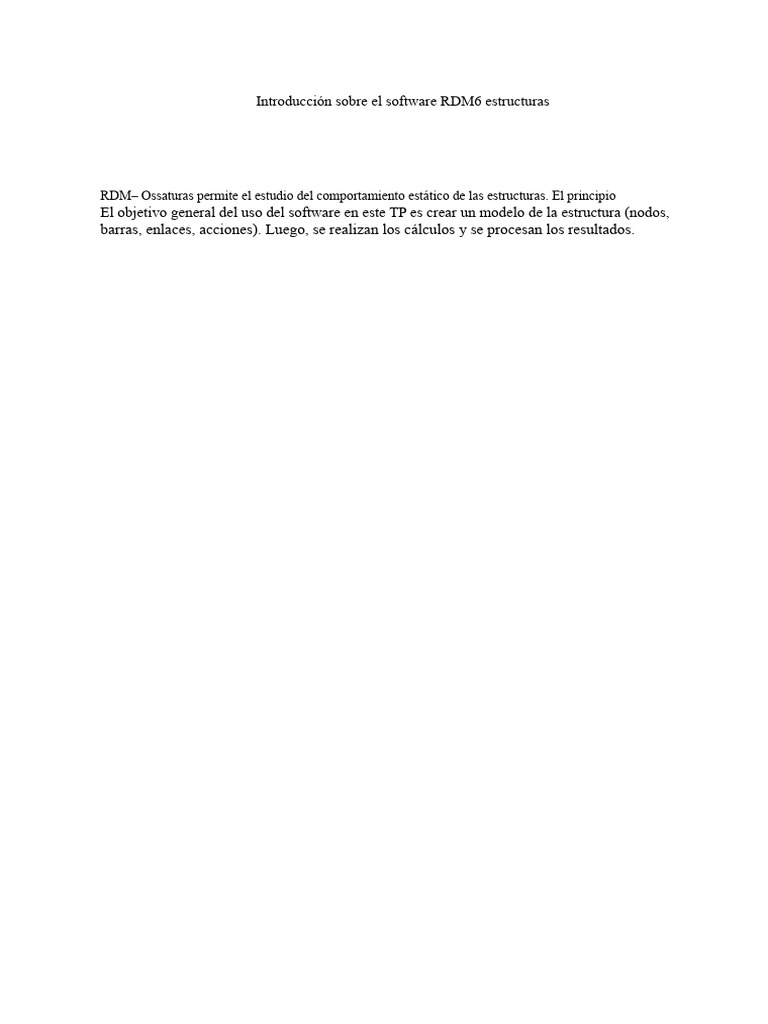 RDM 7 | PDF | Software | Viga (Estructura)
