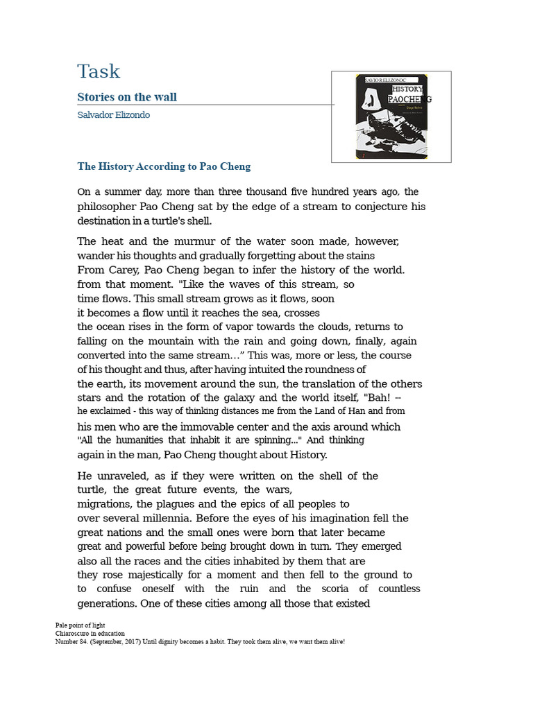 The History According To Pao Cheng | PDF