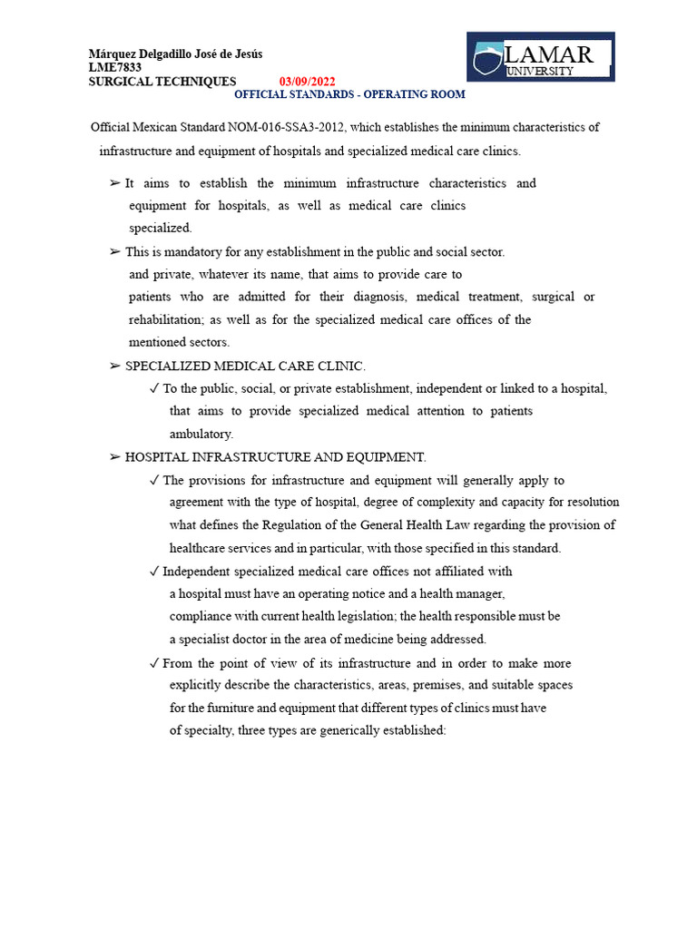Official Rules - Operating Room | PDF | Hospital | Health Care