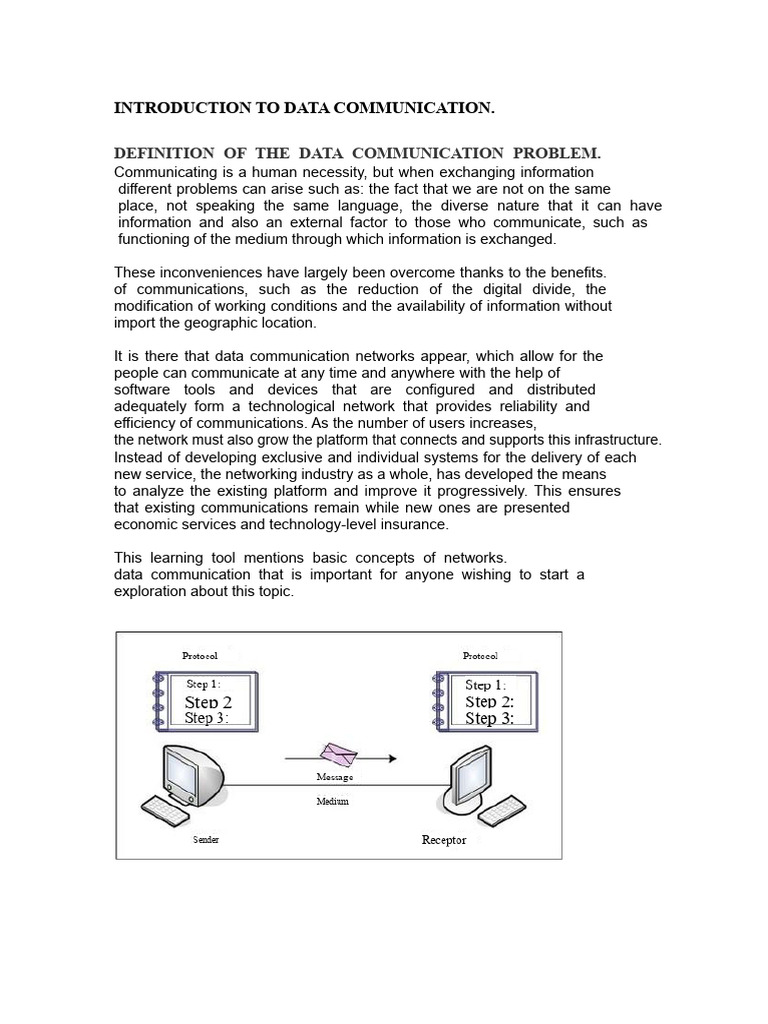 Understanding Data Communication Basics | PDF | Computer Network ...