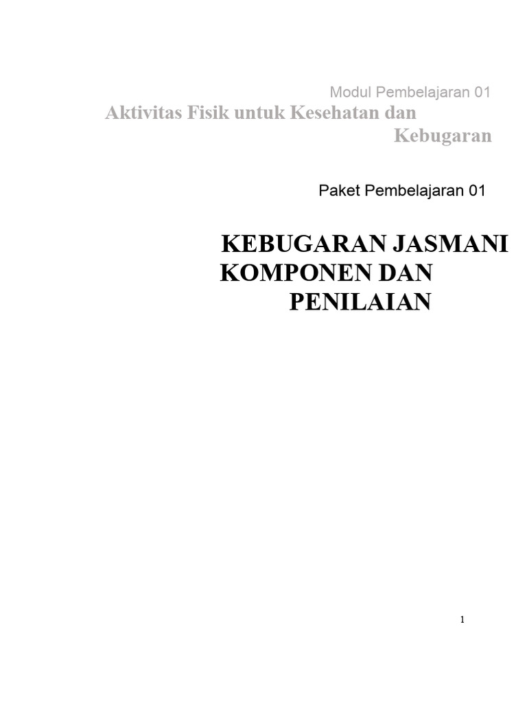 Modul Pathfit 10 | PDF