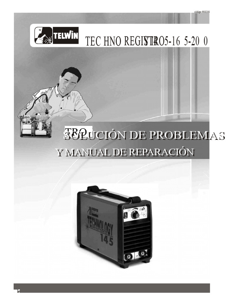Telwin Tecnología 145 165 200 | PDF | Fuente de alimentación | Resistor