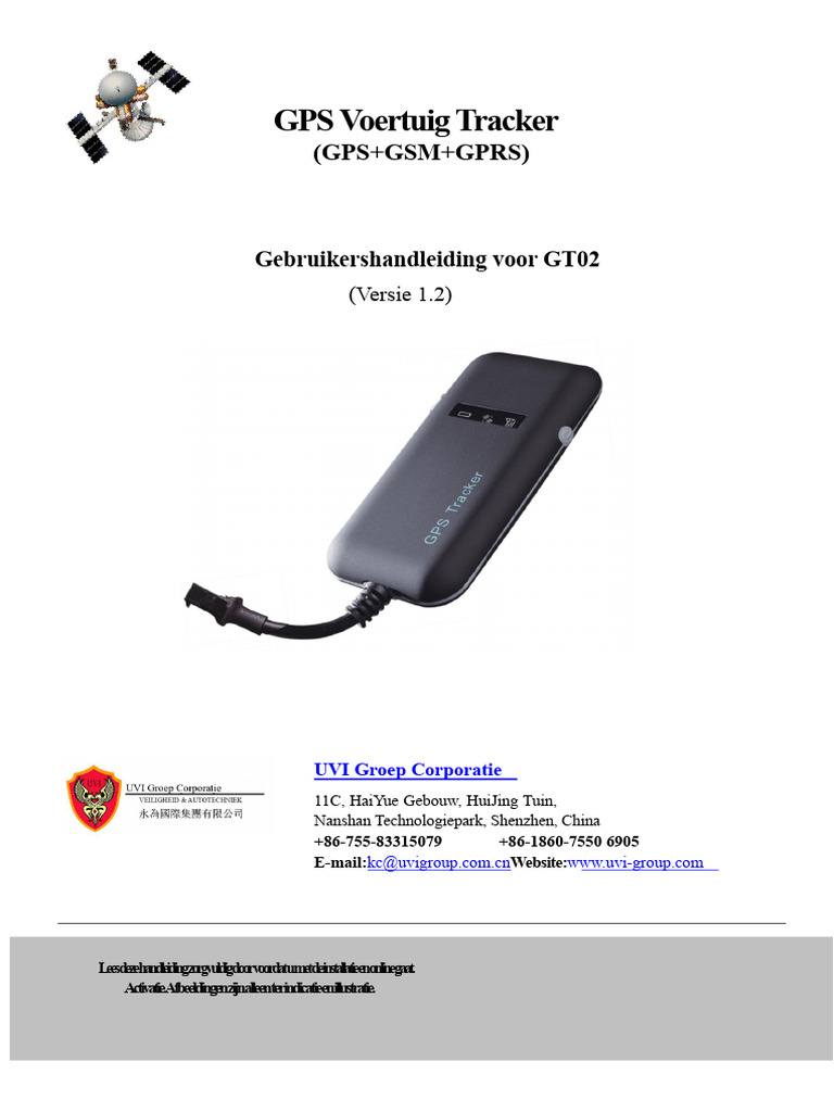 GPS GT02 V1.1 | PDF