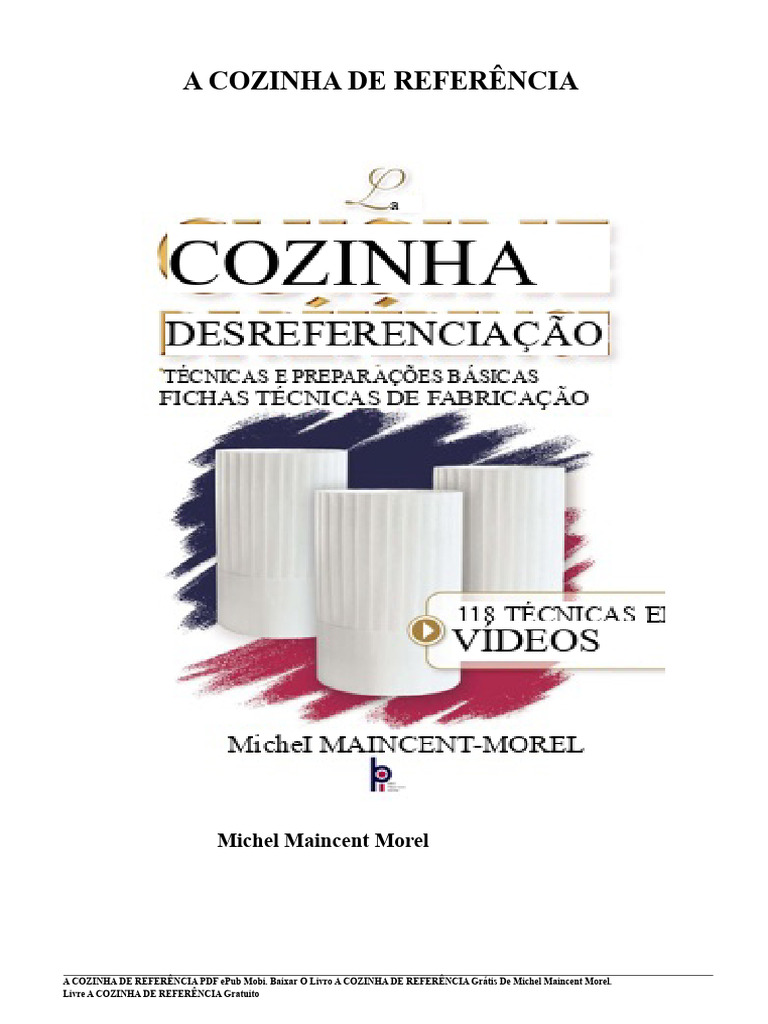 Baixar O Livro Grátis A COZINHA DE REFERÊNCIA Grátis Autor Michel ...