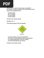 Taxi Driver Knowledge Test Example | PDF | Discrimination | Gender