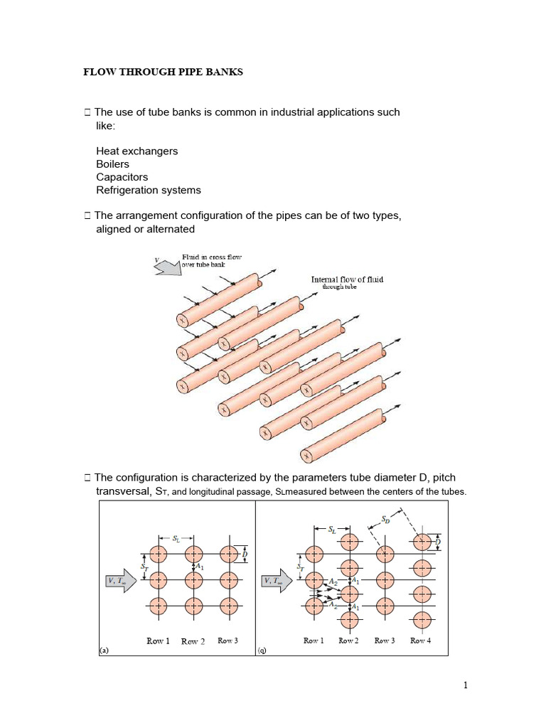 Flow Dynamics in Tube Banks | PDF | Heat Exchanger | Classical Mechanics