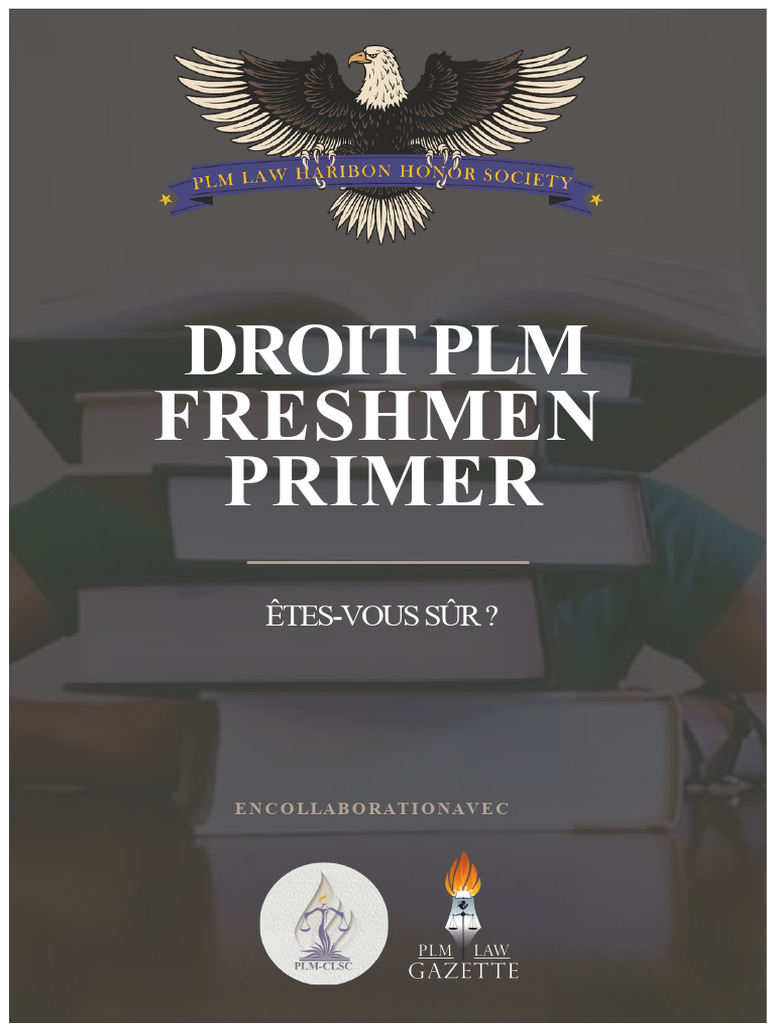 Guide pour étudiants en droit PLM | PDF | Avocat | Loi