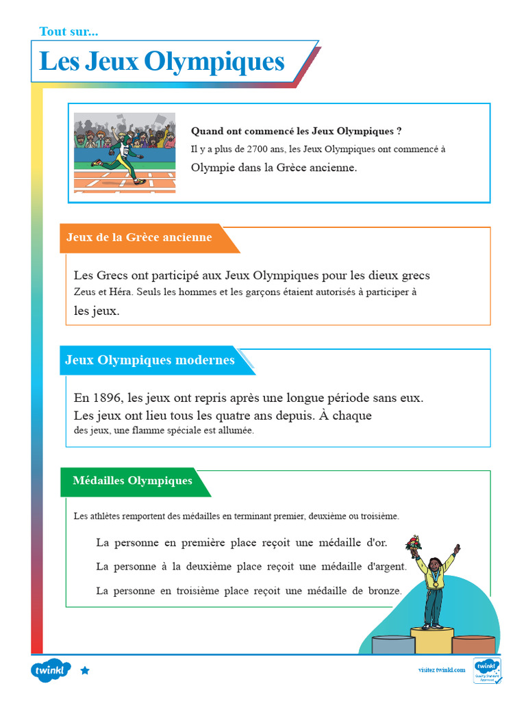 Histoire des Jeux Olympiques | PDF | Jeux olympiques | Zeus
