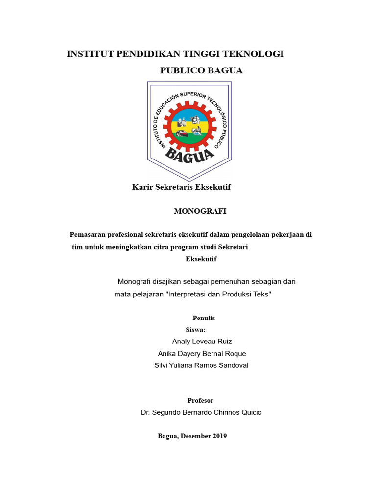 Pemasaran Profesional Dari Sekretaris Eksekutif Dalam Pengelolaan Kerja ...