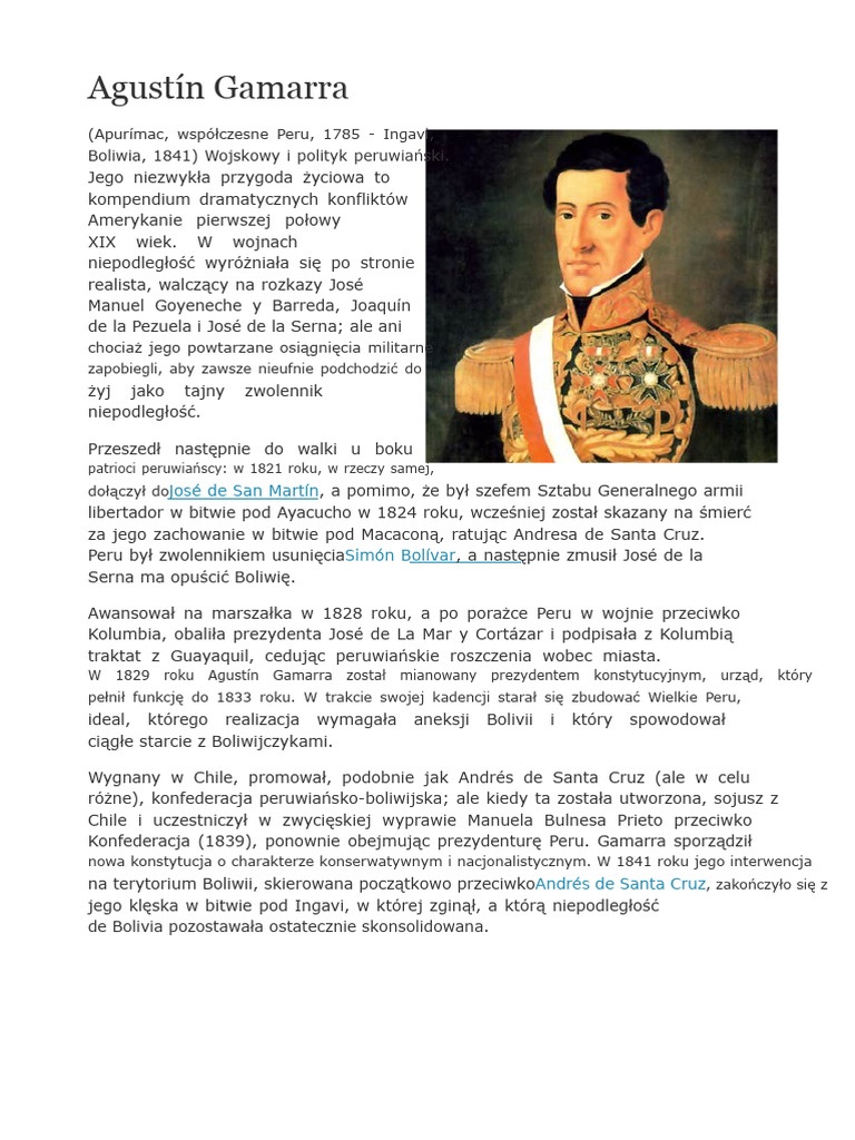 Agustín Gamarra | PDF