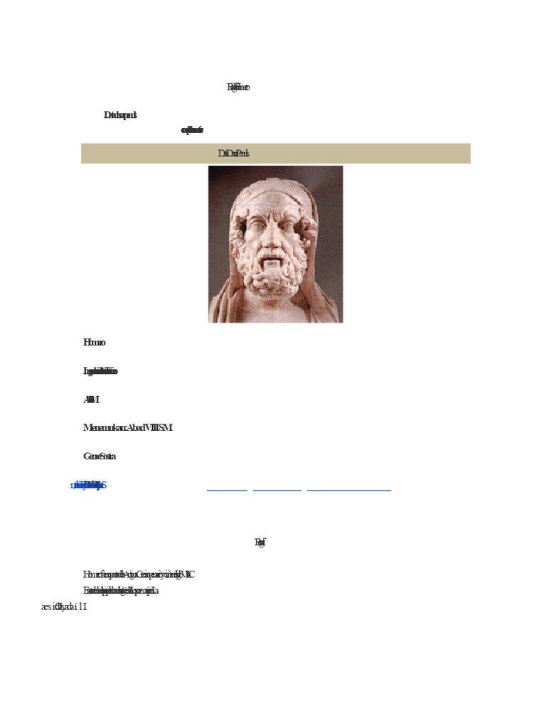 Biografi Homer | PDF