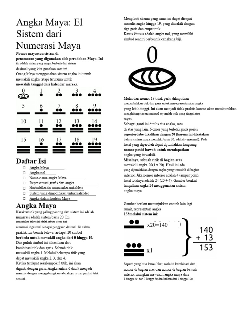 Angka Maya | PDF