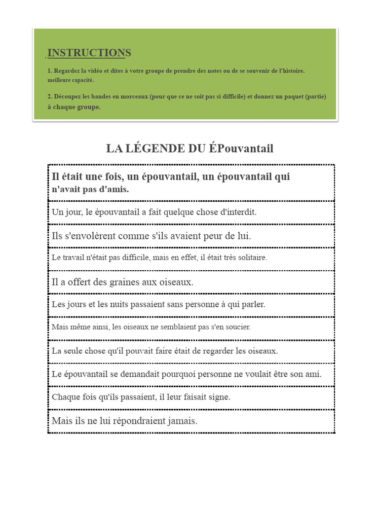 La Légende de l'Épouvantail | PDF | Plaie