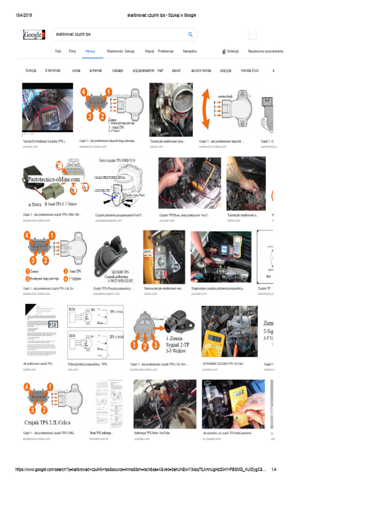 Kalibracja Czujnika TPS - Szukaj W Google | PDF