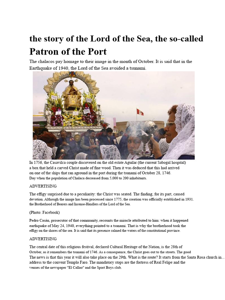 The Story of The Lord of The Sea 1 | PDF