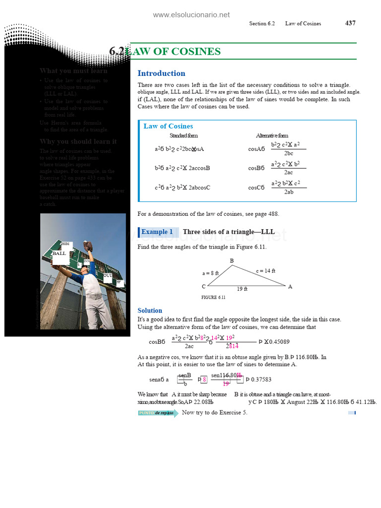 Law of Cosines | PDF | Euclidean Geometry | Classical Geometry
