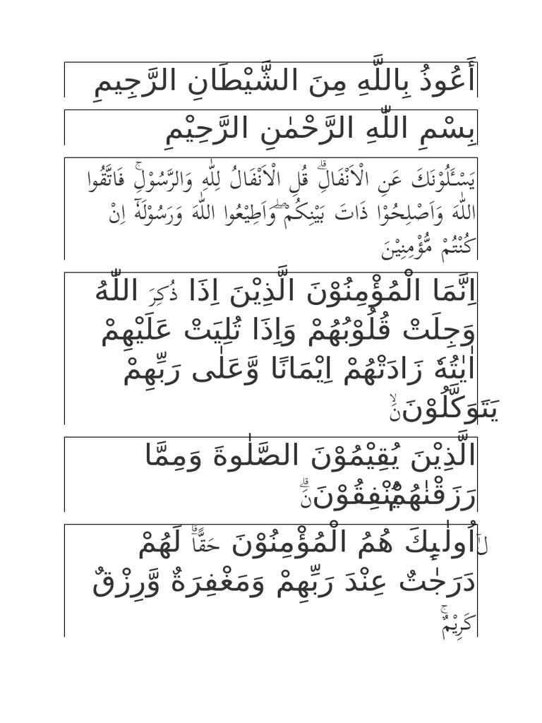 Abrel Anfal | PDF