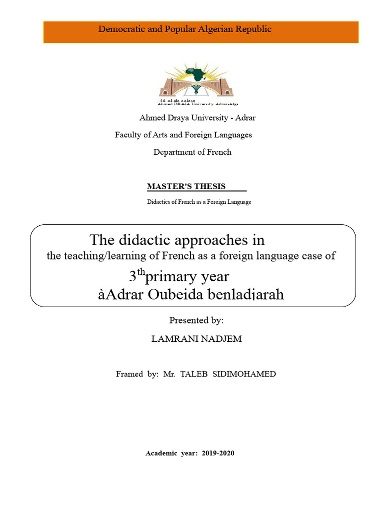 Didactic Approaches in Teaching | PDF | Language Acquisition | Learning
