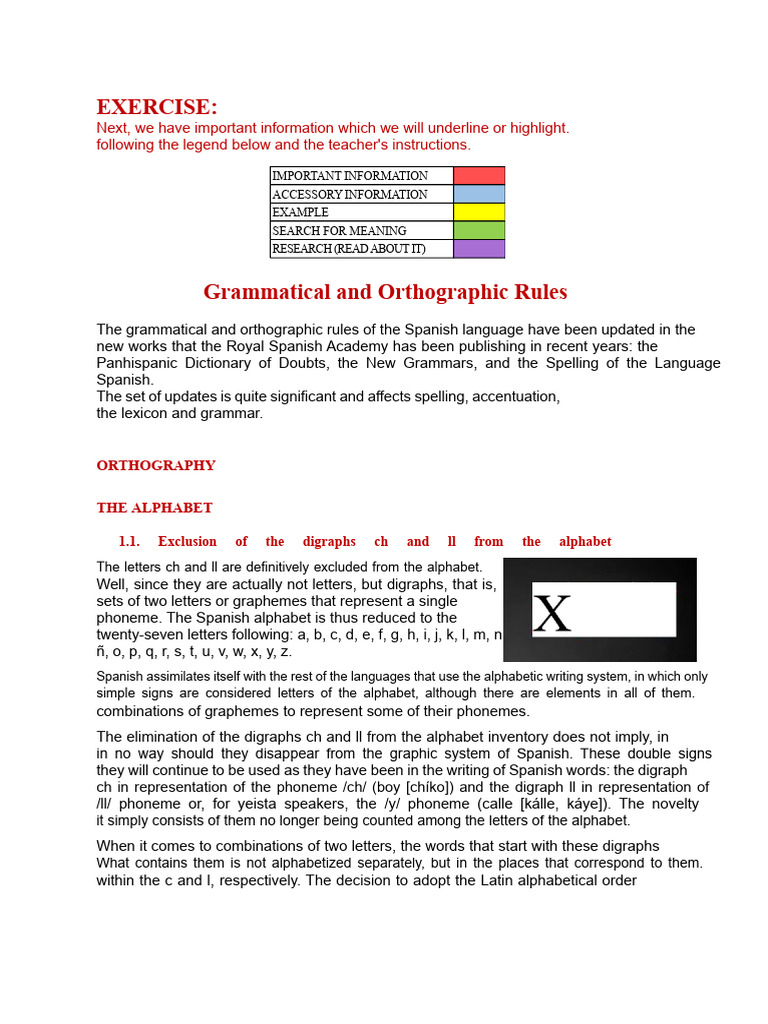 Grammar and Spelling Rules_EF | PDF | Orthography | Alphabet