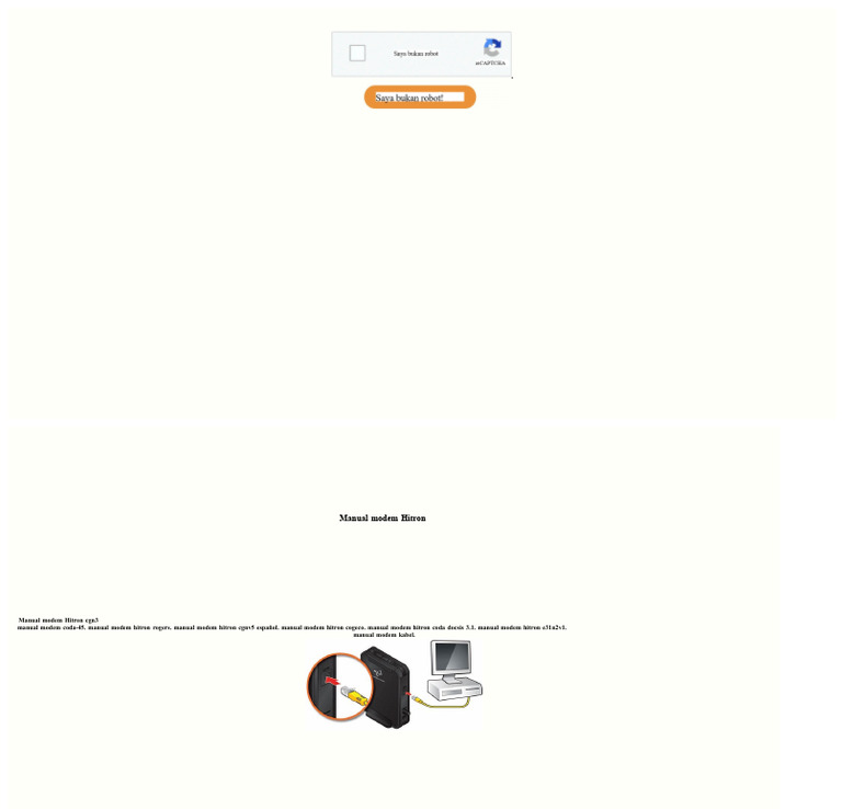 Manual Modem Hitron | PDF