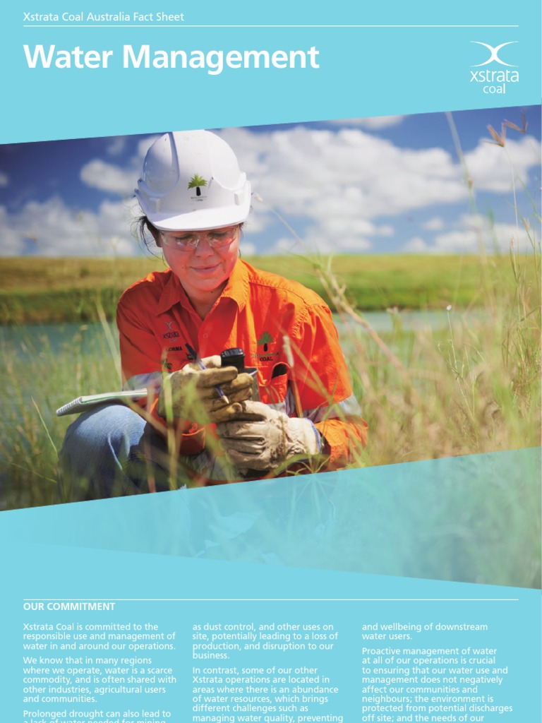 Xstrata Coal's Climate & Water Management | PDF | Water Resources ...