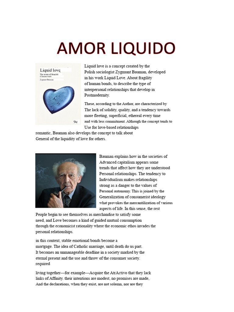 Understanding Bauman's Liquid Love | PDF | Consumerism | Love