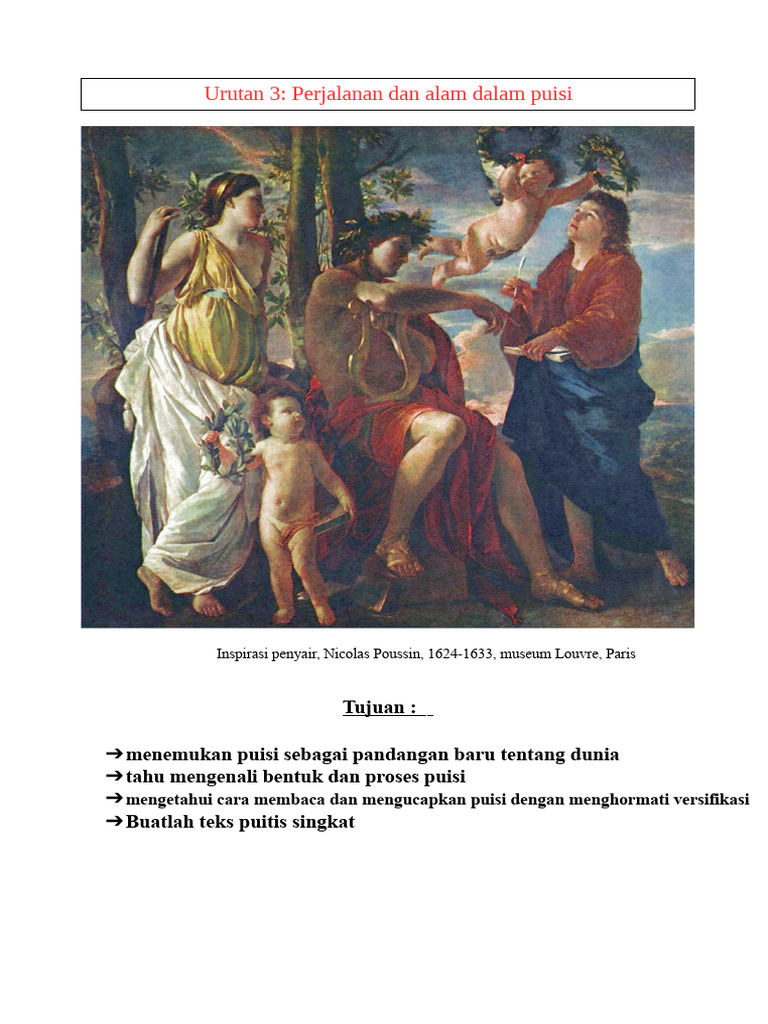 Urutan 2 Kelas 5 Perjalanan Dalam Puisi | PDF