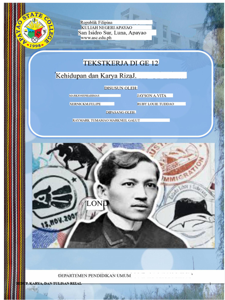 Modul Setelah Ujian Tengah Semester Rizal | PDF