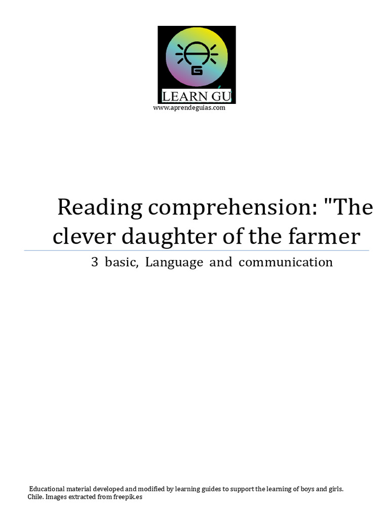 Reading Comprehension - "The Clever Farmer's Daughter" | PDF