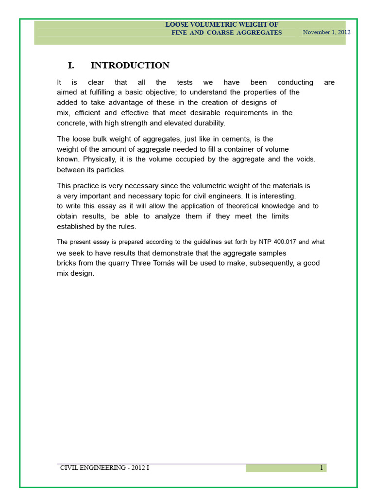 Loose Weight and Reinforced | PDF | Construction Aggregate | Concrete