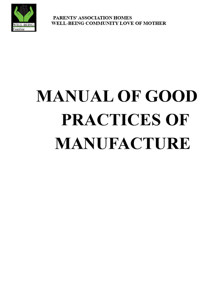 Good Manufacturing Practices Manual | PDF | Food Safety