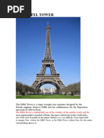 Eiffel Tower Quiz and Information Sheet | PDF