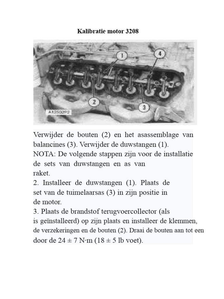 Motor 3208 Kalibratie | PDF