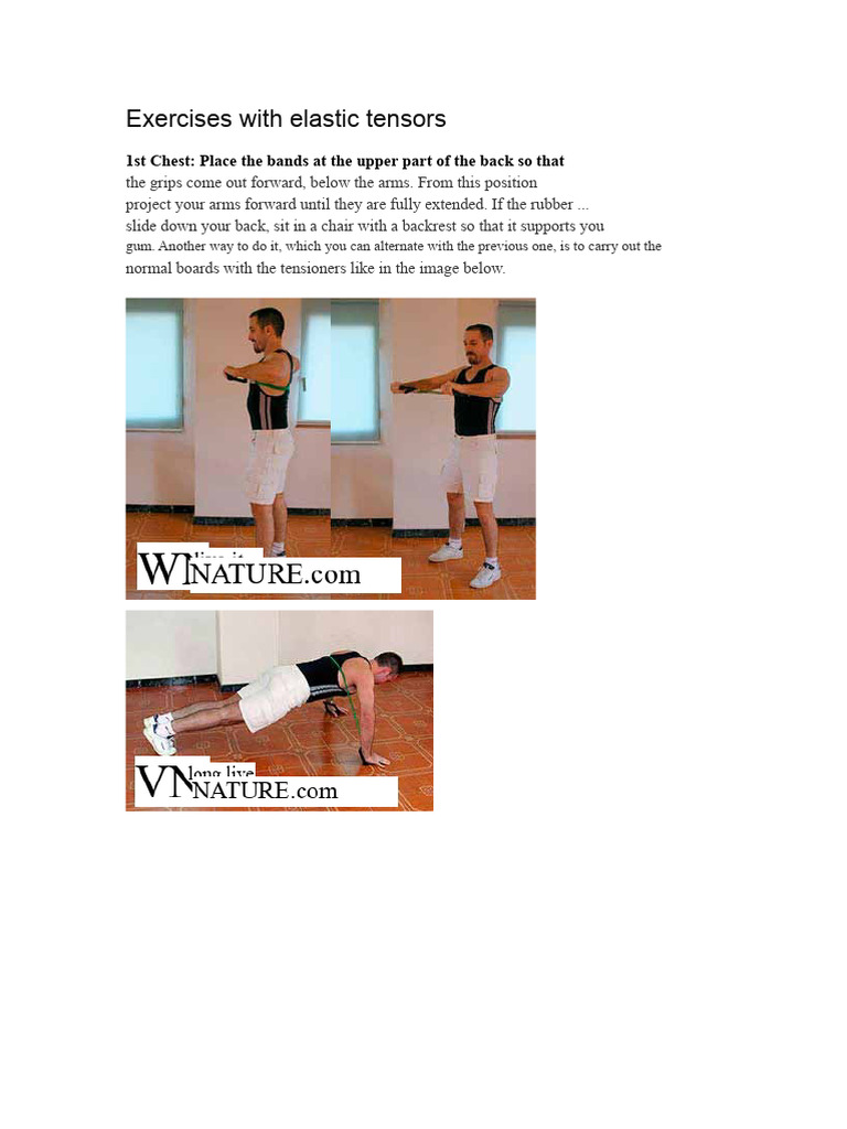 Elastic Band Exercise Guide | PDF